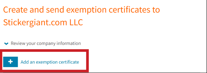 What Do I Do If I'm Tax Exempt? – StickerGiant